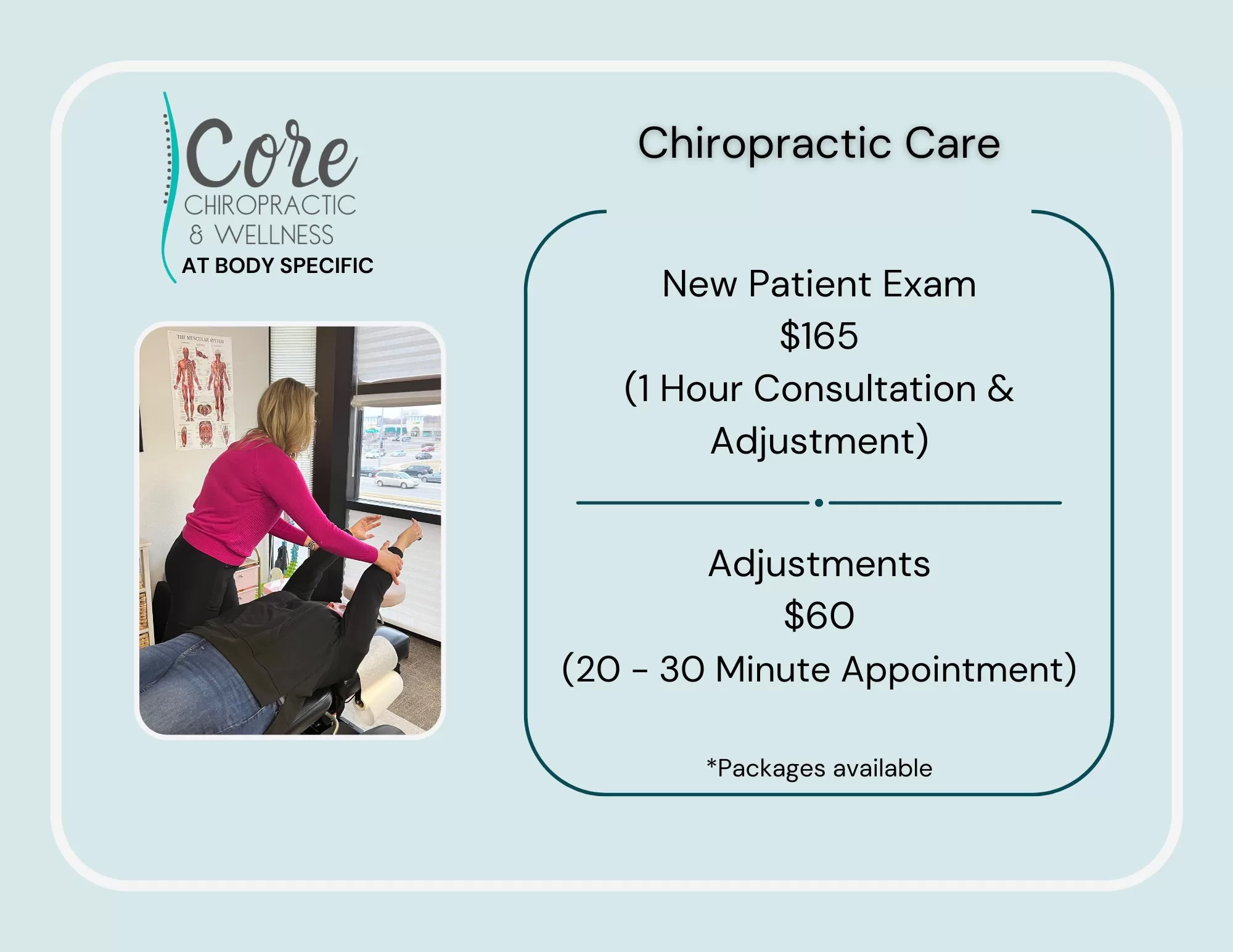 Core Chiropractic - Lawrence KS - Body Specific